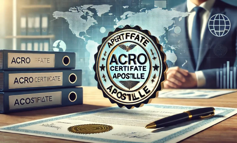 Understanding ACRO Certificate Apostille and Price Plans in the UK